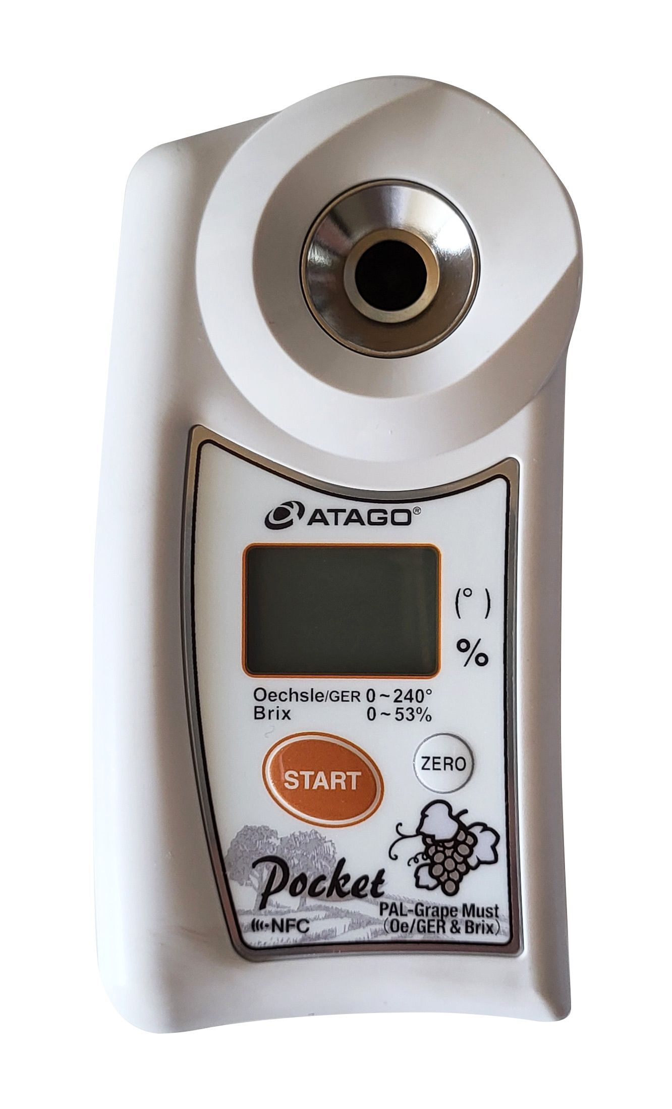 Refraktometer ATAGO® digital PAL Oe-240°/Brix-53% - inderst